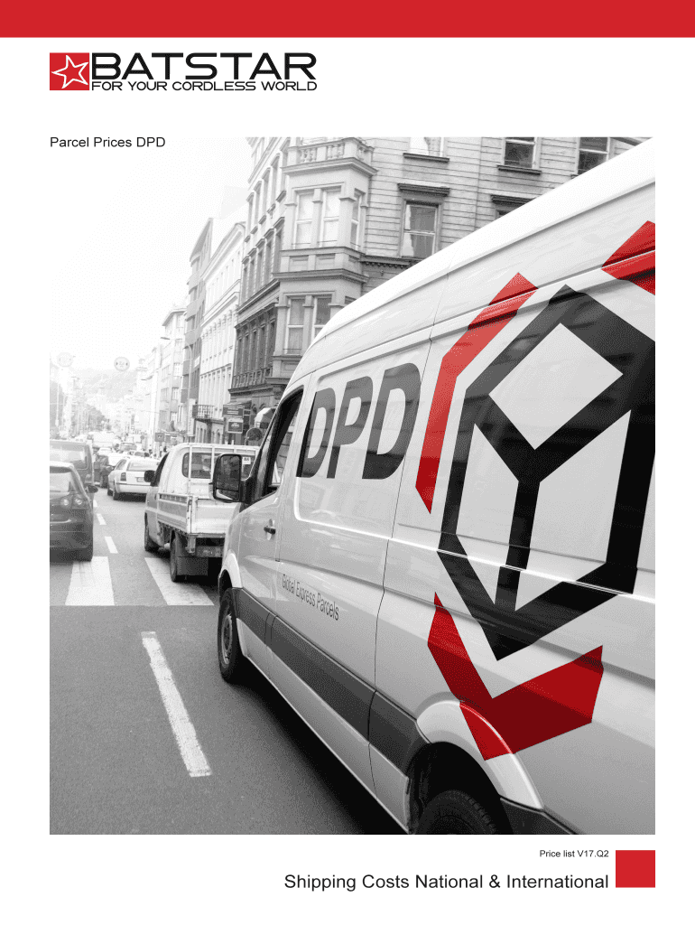 Fillable Online Parcel Prices DPD Fax Email Print - pdfFiller
