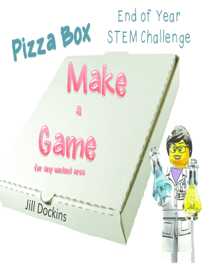 Fillable Online 1 clean pizza box per group Fax Email Print - pdfFiller