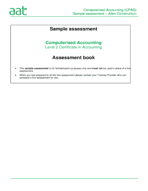 Fillable Online Sample assessment Allen Construction Fax Email Print ...