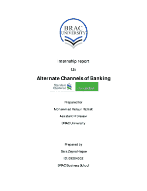 Fillable Online Alternate Channels of Banking Fax Email Print - pdfFiller