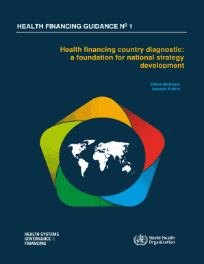 Fillable Online apps who HEALTH FINANCING GUIDANCE No 1 Fax Email Print ...