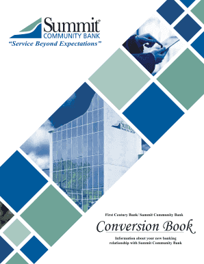 Fillable Online Conversion Book Fax Email Print - pdfFiller