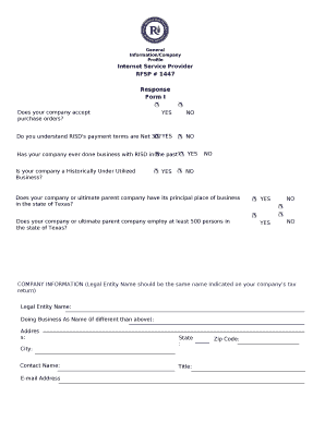 General Ination/Company Profile Doc Template | pdfFiller