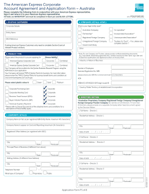 Fillable Online The American Express Corporate Fax Email Print - pdfFiller