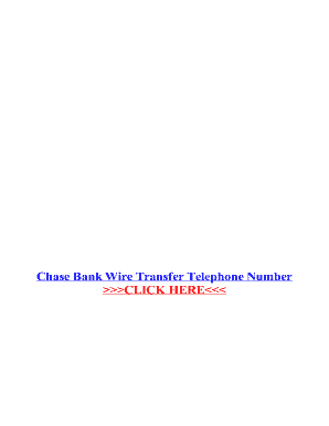 Fillable Online Chase Bank Wire Transfer Telephone Fax Email Print ...