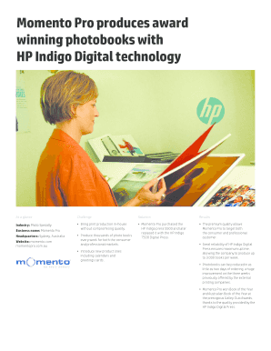 Fillable Online Momento Pro produces award Fax Email Print - pdfFiller