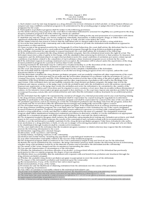 Fillable Online The drug division probation program Fax Email Print ...