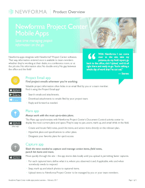 Fillable Online Newforma Project Center Fax Email Print - pdfFiller