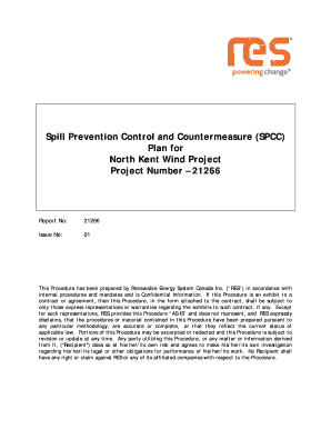 Fillable Online Spill Prevention Control and Countermeasure (SPCC) Fax ...