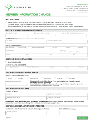 Fillable Online CSS Pension Plan Fax Email Print - pdfFiller