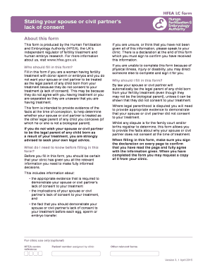 Fillable Online HFEA LC form Fax Email Print - pdfFiller