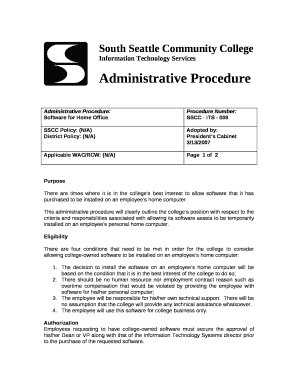 Administrative Procedure: Doc Template | pdfFiller