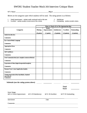 critique sheet Doc Template | pdfFiller