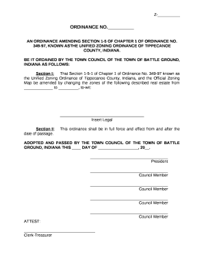 AN ORDINANCE AMENDING SECTION 1-5 OF CHAPTER 1 OF ORDINANCE NO Doc ...