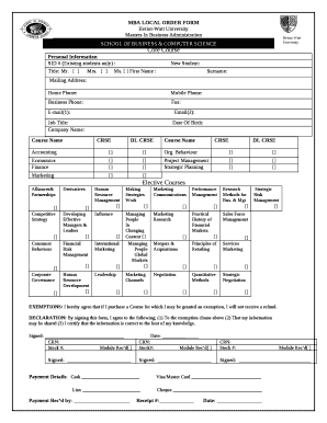 SID # (Existing students only) :New Student: Doc Template | pdfFiller
