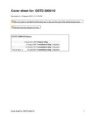 Gstd 2000 10 - Fill Online, Printable, Fillable, Blank | pdfFiller