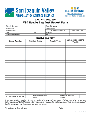 vst nozzle Doc Template | pdfFiller