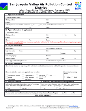Residential/Non-Residential/Mixed-Use Application Doc Template | pdfFiller