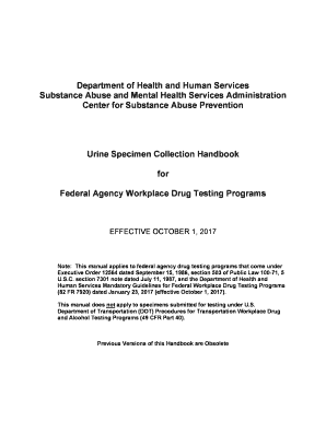 Fillable Online Urine Specimen Collection Handbook Fax Email Print ...