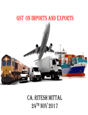 Fillable Online Gst on imports and exports Fax Email Print - pdfFiller