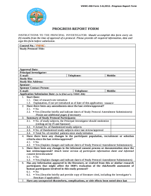 3-B,2012. Progress Report Doc Template | pdfFiller