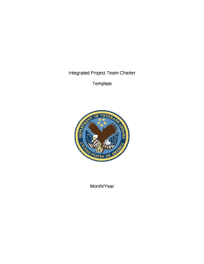 Integrated Project Team Charter Doc Template | pdfFiller