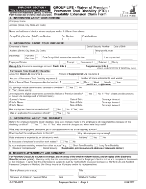 Fillable Online Pw_claim_total_perm_disability_lc3763_ct.pdf. Forms Fax ...