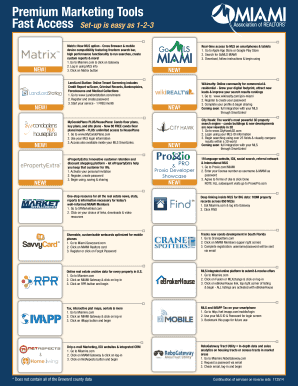 Fillable Online Fast Access Cheat Sheet - Miami Association of Realtors ...