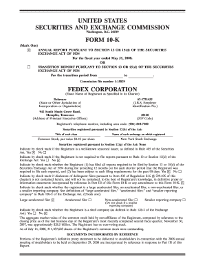 Fillable Online media corporate-ir Fedex Corp 10-k. Fedex Corp 10-K Fax Email Print - pdfFiller