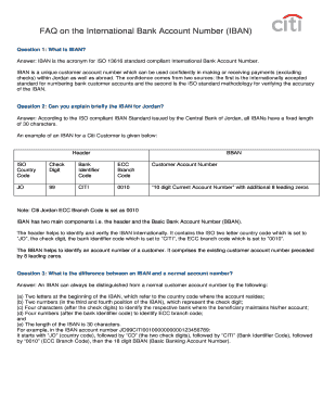 Fillable Online Question 1: What is IBAN Fax Email Print - pdfFiller