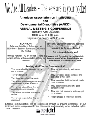 Fillable Online macdds A National Conference on Autism & Employment ...
