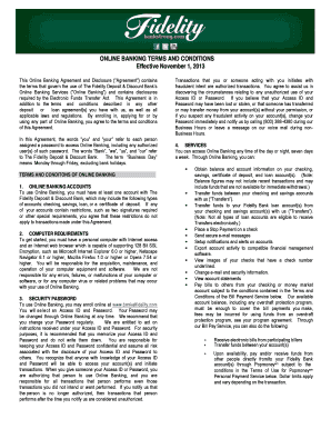 Fillable Online This Online Banking Agreement and Disclosure (Agreement ...