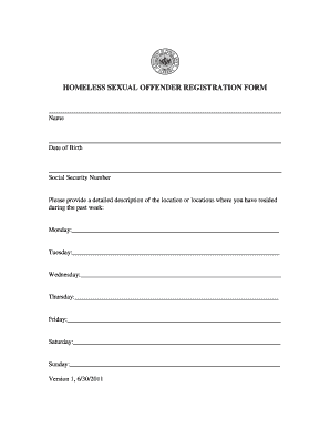 Fillable Online madisoncountyal Homeless sexual offender registration ...