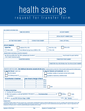 File Z Hsa Requestfortransferform Pdf - Fill Online, Printable ...