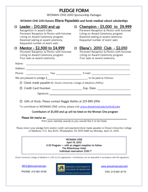 Fillable Online drexelmed E_PLEDGE FORM.pdf - Drexel University College of Medicine - drexelmed ...