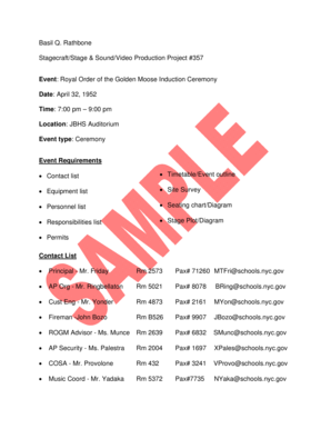 Fillable Online johnbowne enschool Y Project example 7 ROGM Induction - John Bowne High School ...