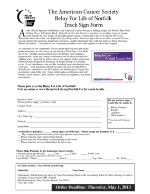 Fillable Online relay acsevents Norfolk 2014 track sign form - Relay ...