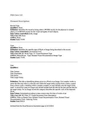 Fillable Online VRA Core 3 Fax Email Print - pdfFiller