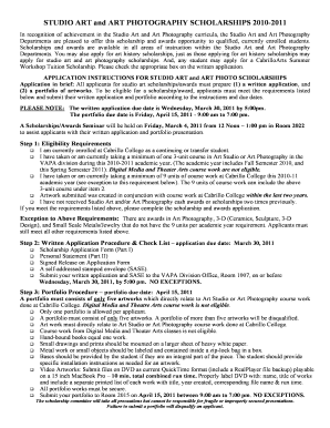 Fillable Online cabrillo STUDIO ART and ART PHOTOGRAPHY ... - Cabrillo College - cabrillo Fax ...