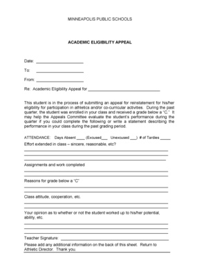 Fillable Online athletics mpls k12 mn MINNEAPOLIS PUBLIC SCHOOLS ...