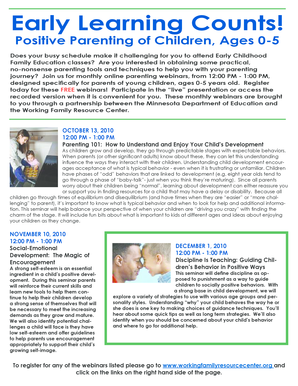 Fillable Online mcgregor k12 mn Early Learning Counts - mcgregor k12 mn Fax Email Print - pdfFiller