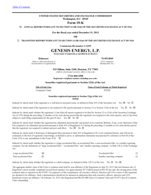 Fillable Online PDF - Genesis Energy Fax Email Print - pdfFiller