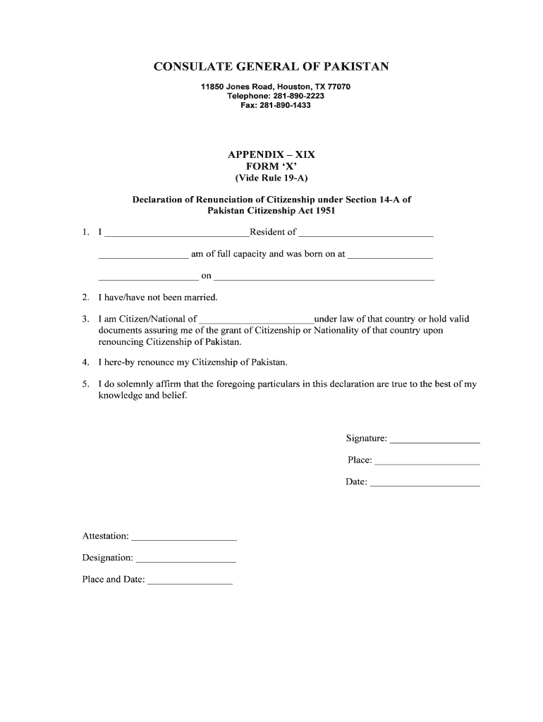 Fillable Online pakistanconsulatehouston LostPassport-Report Fax Email ...