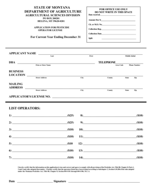 Fillable Online agr mt Add Operator Application - Montana Department of ...