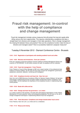Fillable Online Fraud risk management in-control Fax Email Print ...