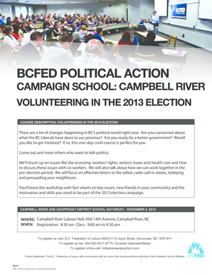 Fillable Online bcgeu Poster and registration form. - BCGEU - bcgeu Fax ...