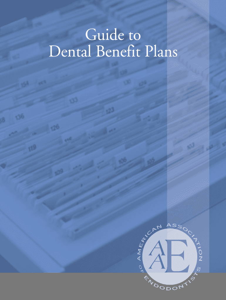 Fillable Online aae Guide to Dental Benefit Plans - American ...