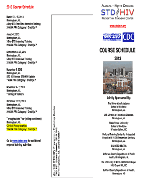 Fillable Online stdptc Alabama North Carolina STD HIV Prevention ...