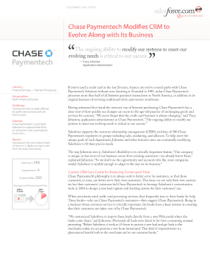 Fillable Online Chase Paymentech Modifies CRM to Fax Email Print ...
