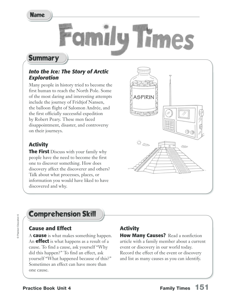 Fillable Online Scott Foresman Reading Street. Practice Book Grade 6 ...